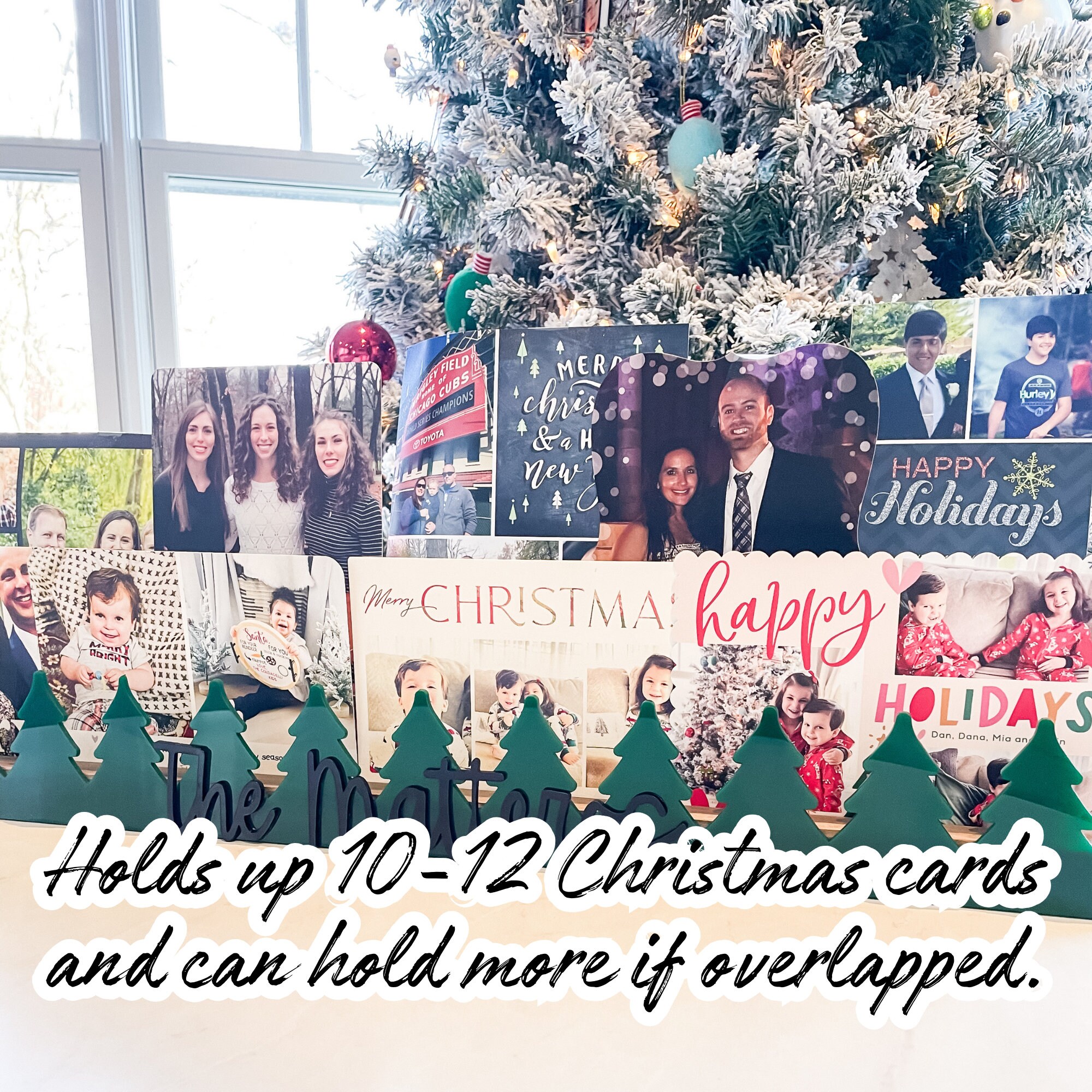 Christmas Card Display, Christmas Card Display Holder, Personalized ...