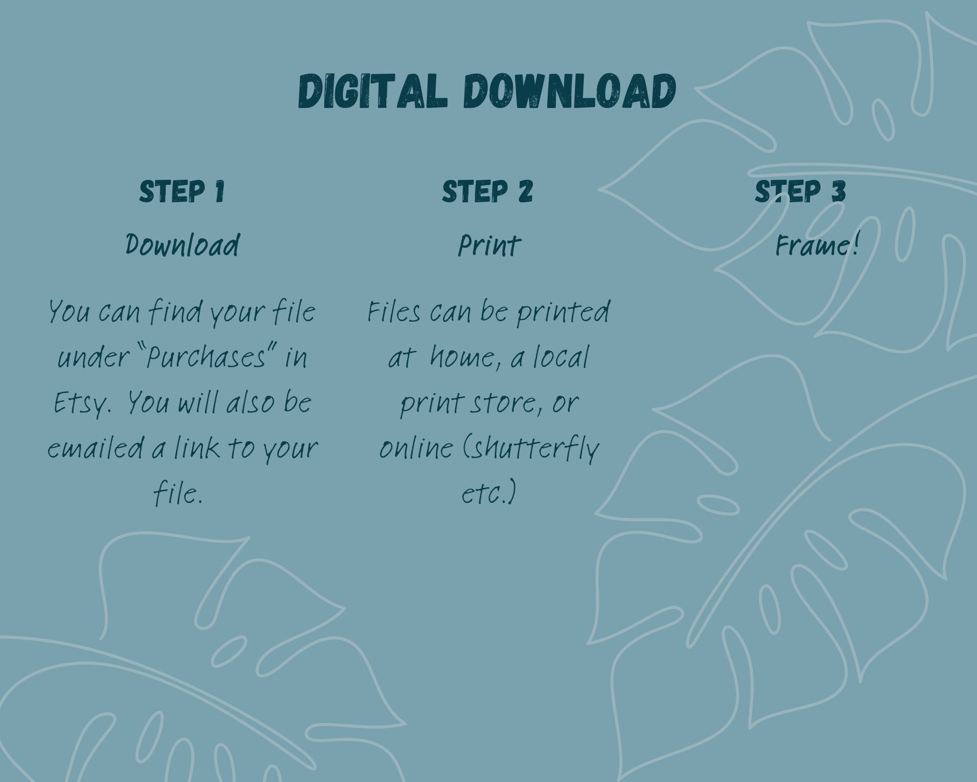 Shark Tooth Print, Surf Minimalist Line Art, East Coast Wall Art ...