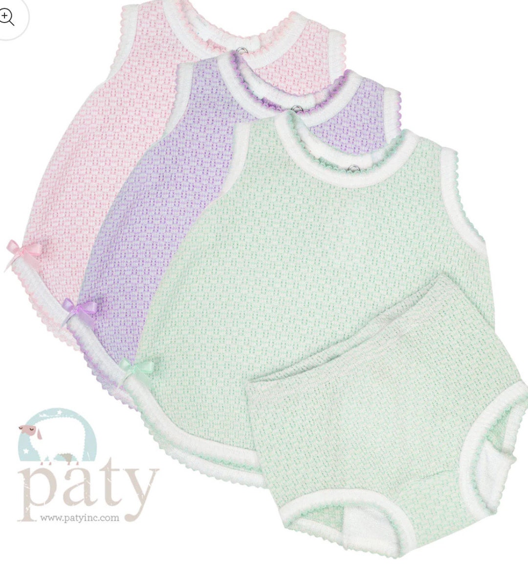 Paty Outfit / Baby Girl Hospital Home Outfit /monogram Diaper Set ...