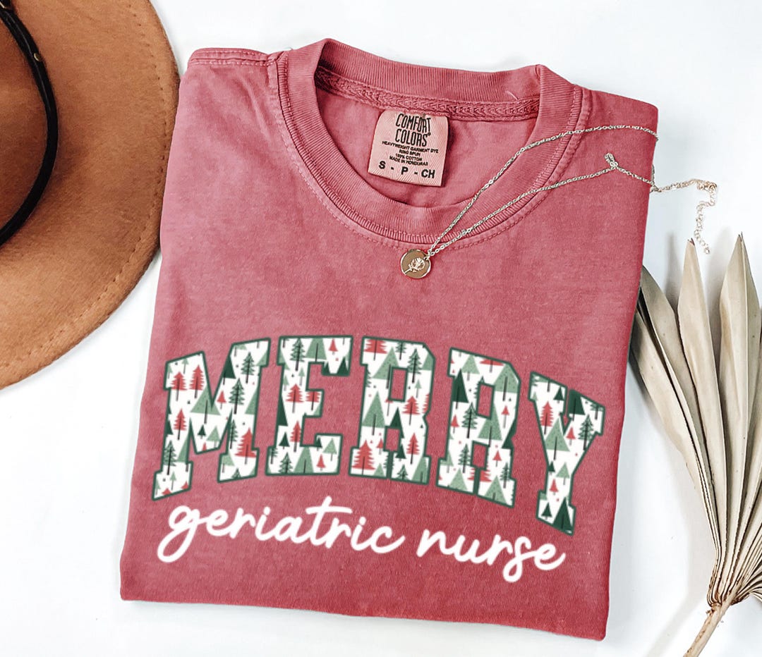 Geriatric Nurse Shirt, Christmas Geriatric Nurse Tee, Christmas Shirt ...