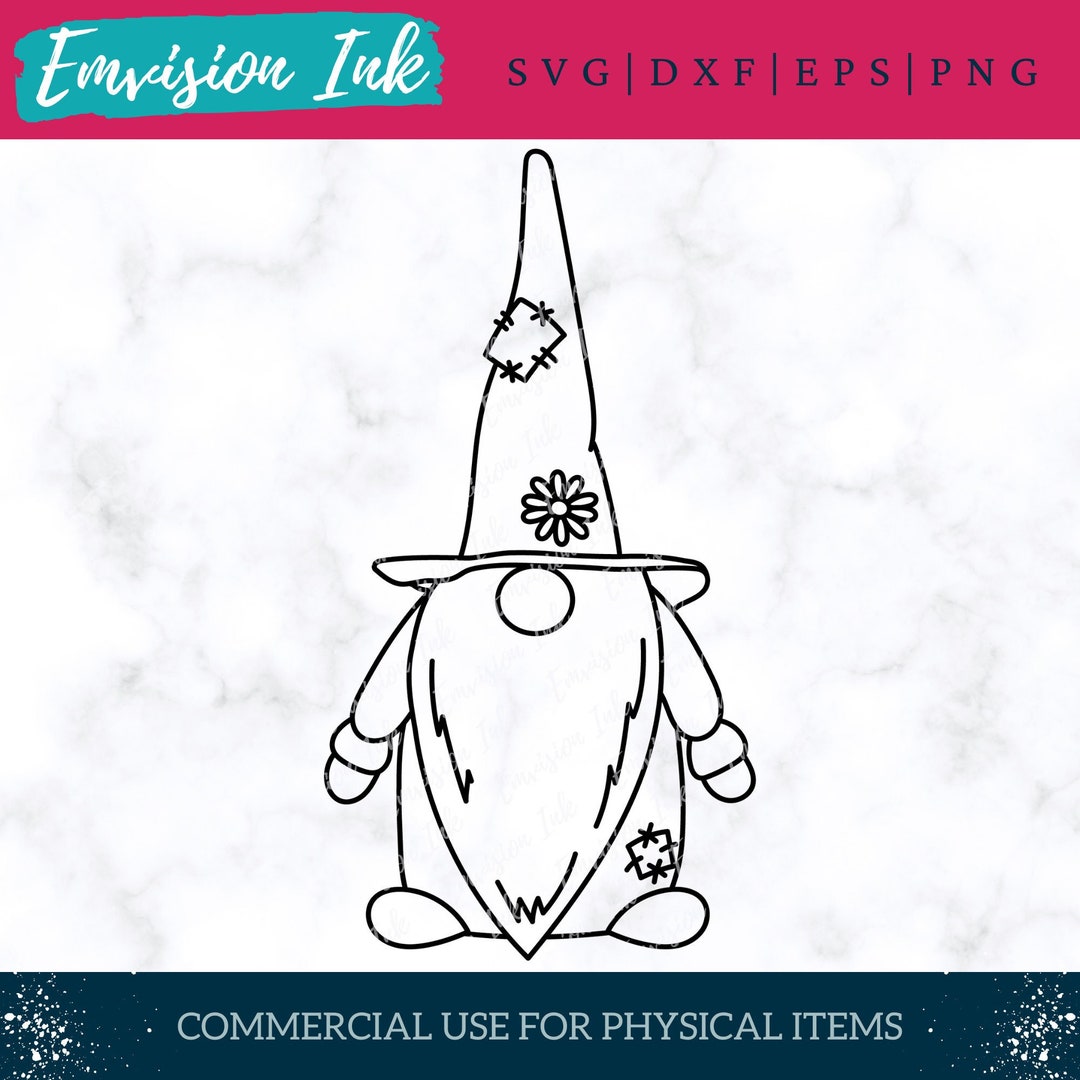 Gnome SVG Gnome DXF Gnome PNG Gnome Cut File Gnome Clip Art Cute Gnome ...