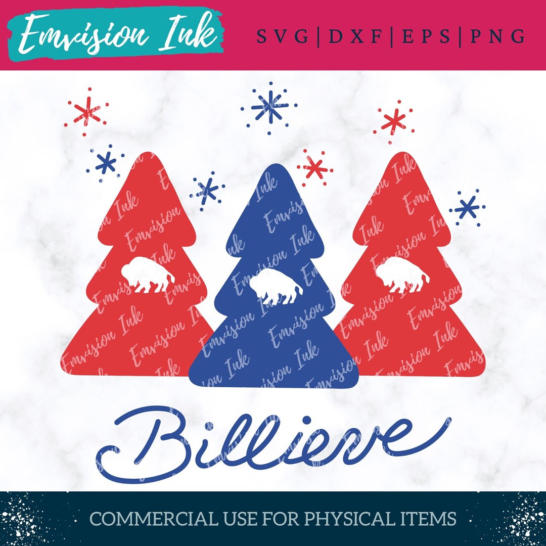 Billieve SVG | Buffalo SVG | Bills SVG | Bills Christmas Cut File ...