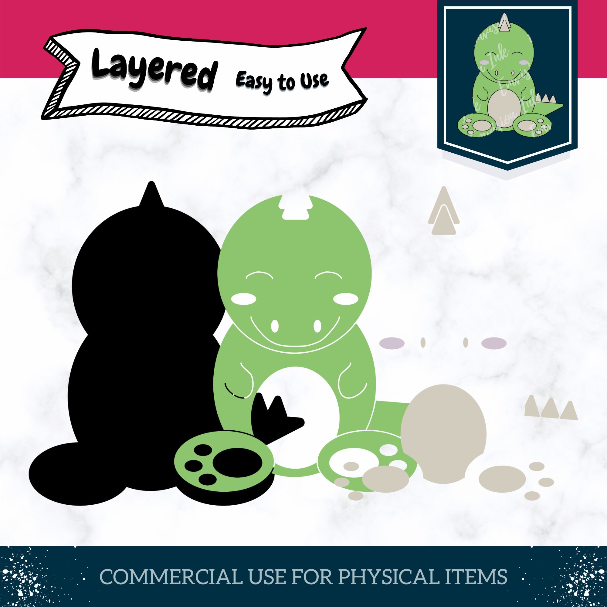 Dino SVG Dinosaur SVG Dinosaur DXF Dinosaur Cut File - Etsy