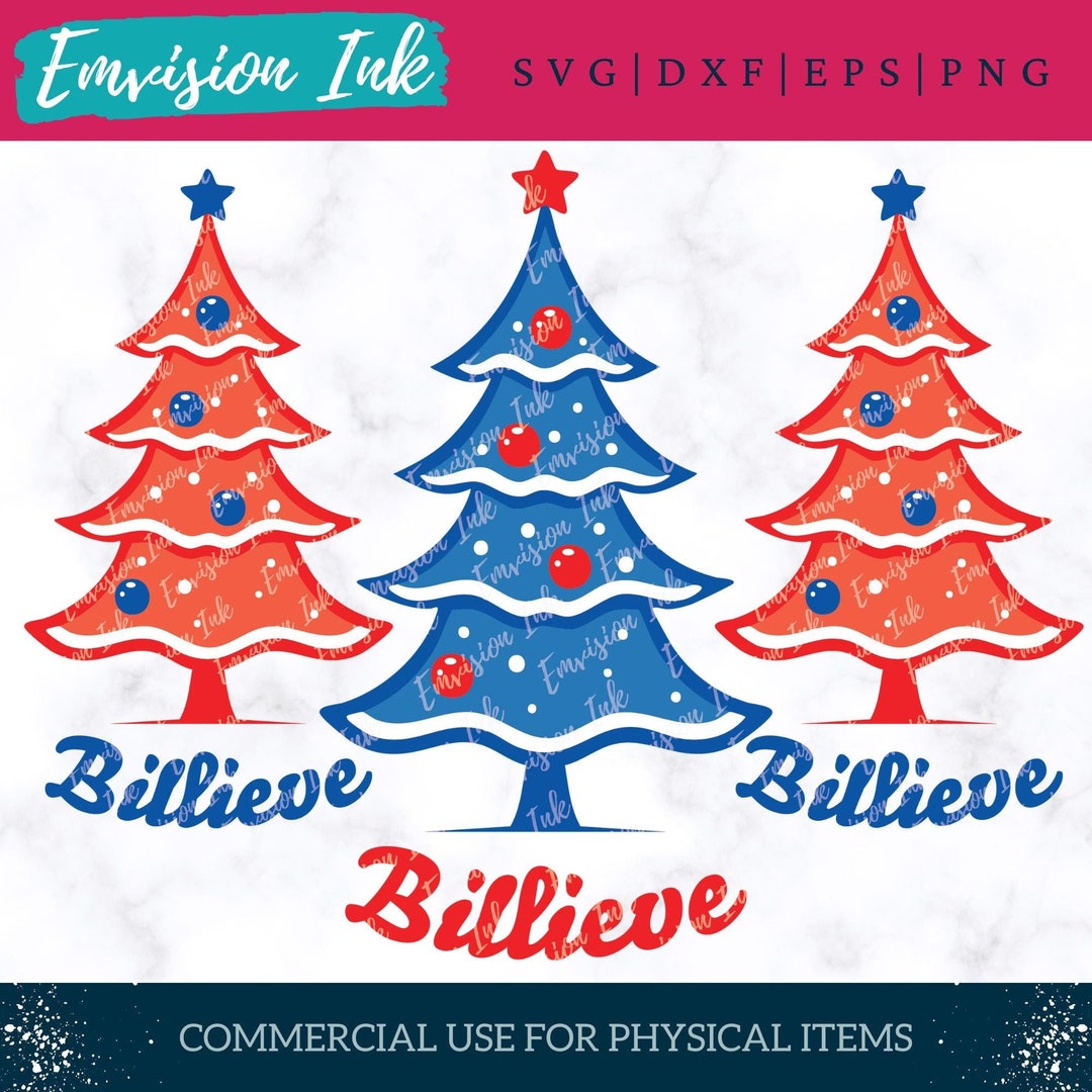 Bills Christmas SVG | Buffalo Christmas SVG | Billieve SVG | Billieve ...