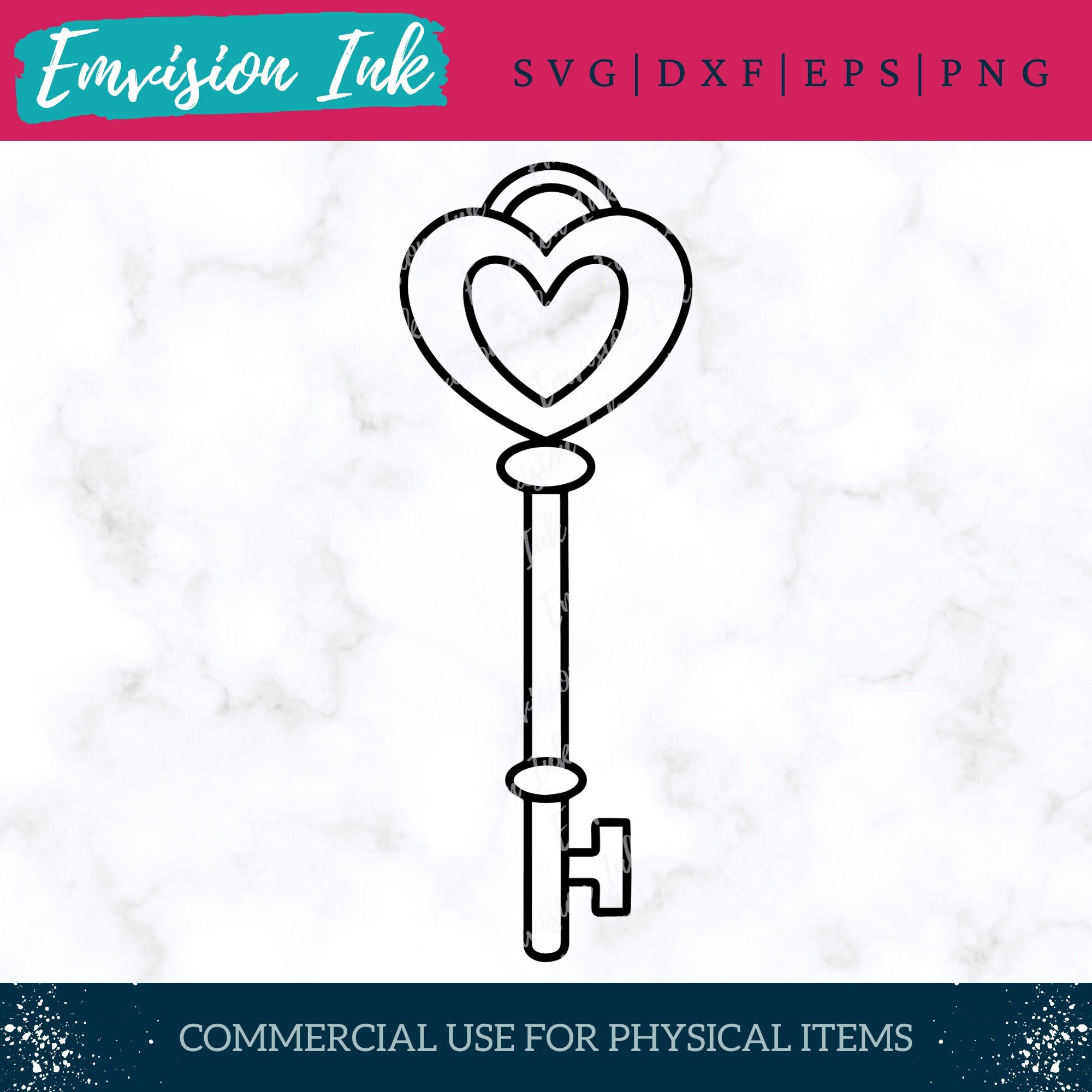 Heart Key SVG | Key SVG | Love SVG | Heart Key Cut File | Key Clip Art ...