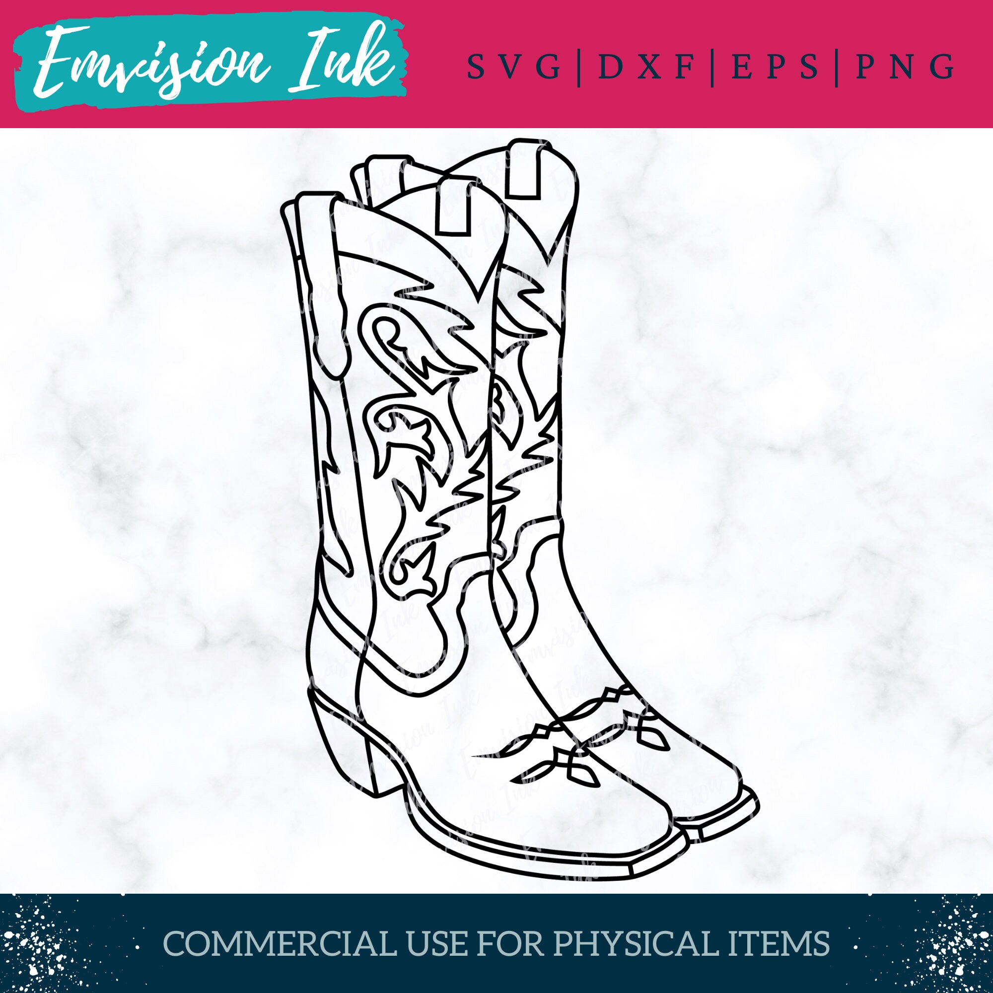 Cowgirl Boots SVG | Cowgirl Boots Bundle | Cowgirl SVG | Boots SVG ...