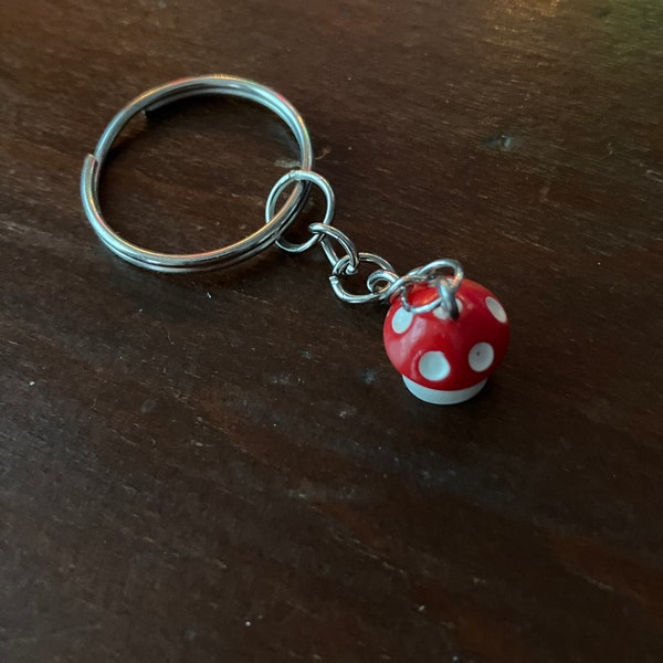 Mushroom Keychain - Etsy