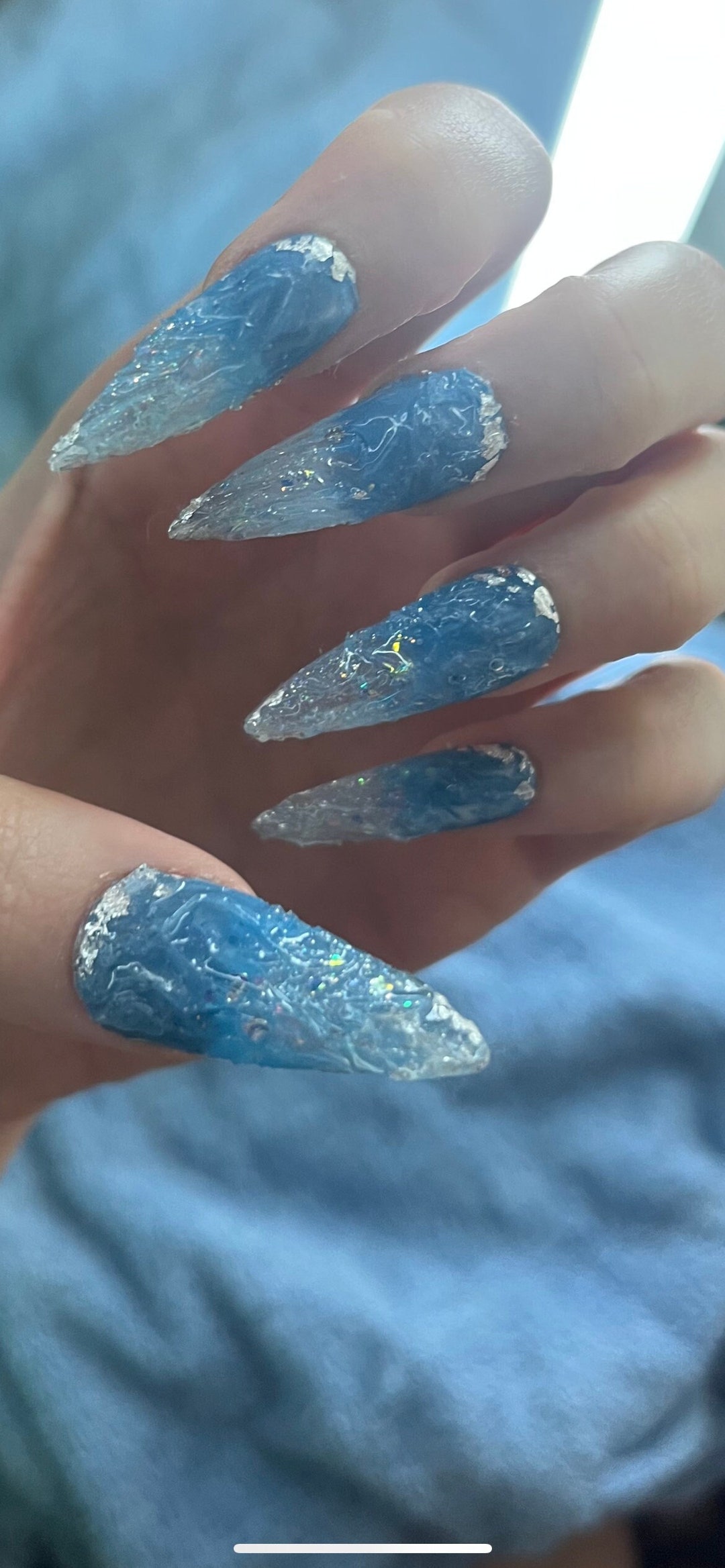 Luxury Icicle Nails - Etsy