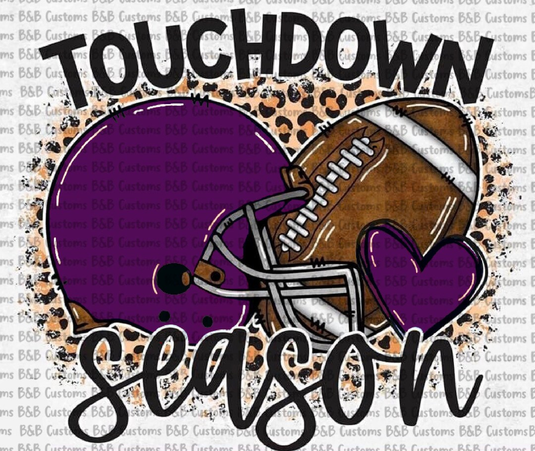 Touchdown Season Purple - Etsy