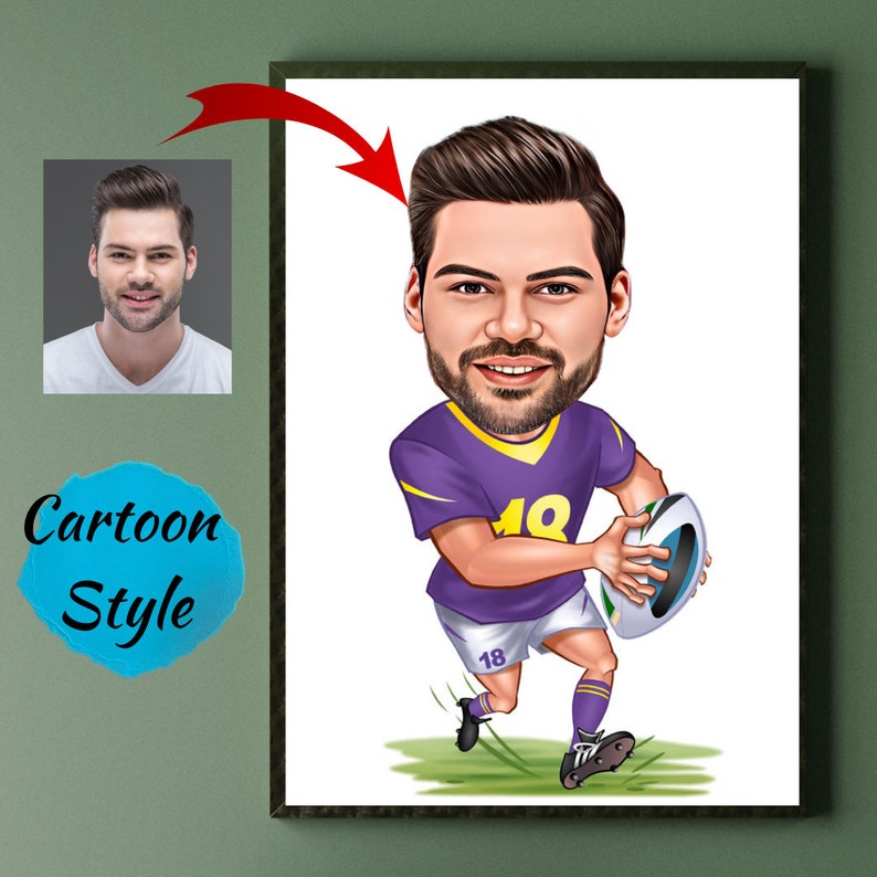 Baseball Player Caricature Drawing Baseball Player Cartoon - Etsy