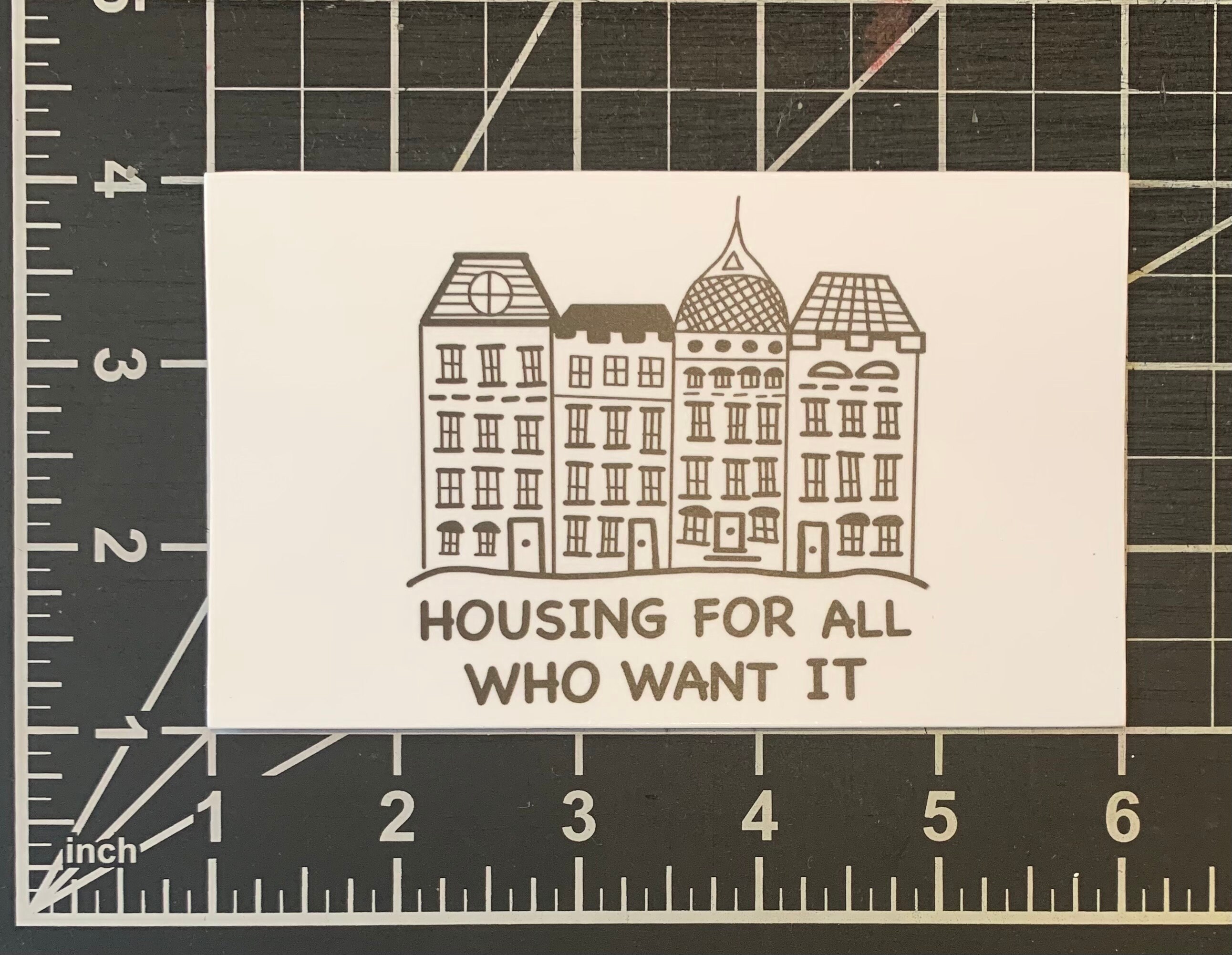 STICKER! Housing for All Who Want It! Punk Sticker! Anarchy Sticker ...