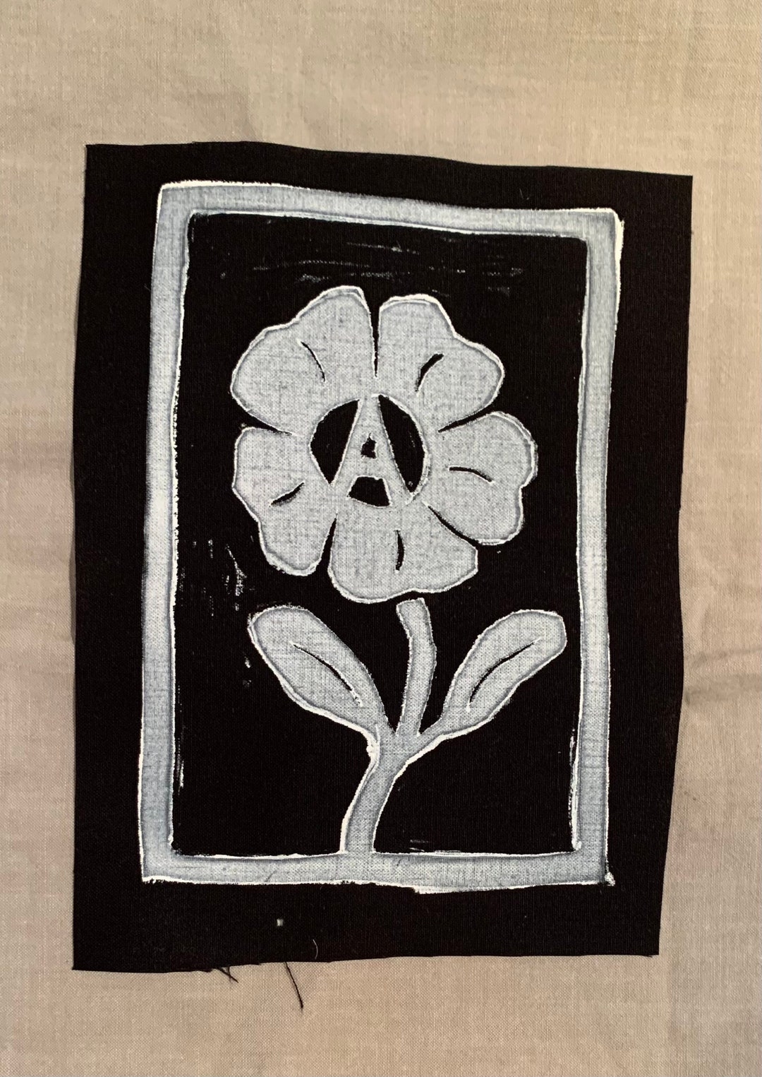 PATCH Anarchy Flower Patch Anarchist Patch Sew on Punk Patch Many ...
