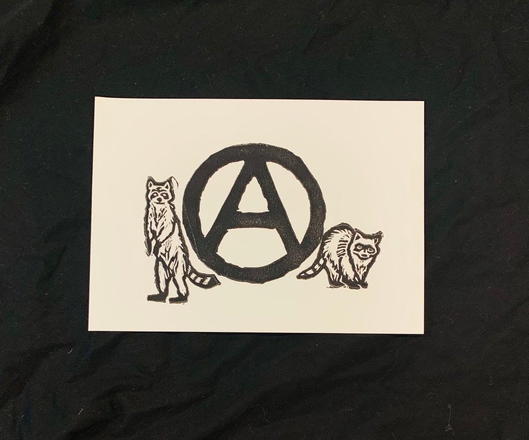 PRINT Anarchy Racoons Raccoon Print Anarchy Print Trash Panda Print ...