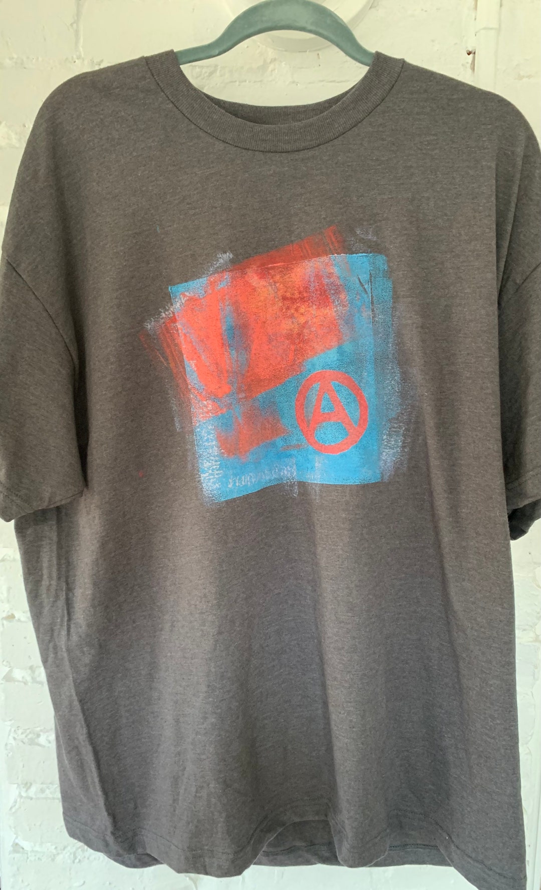 Anarchy Shirt Handmade Punk Shirt Antifascist Shirt - Etsy Australia