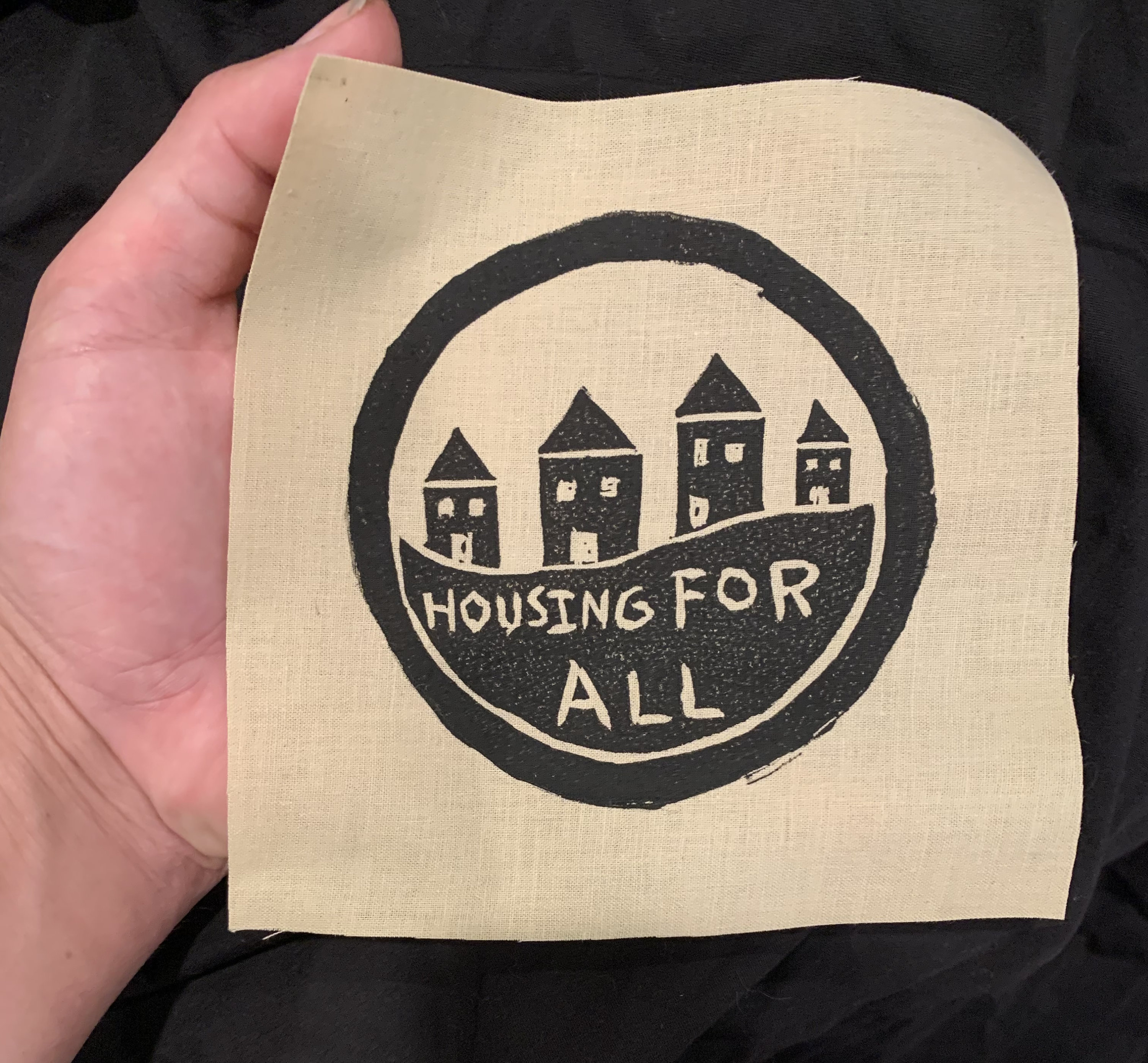 PATCH! Housing for All! Sew on Punk Patch! Anarchy Patch! Housing Ends ...