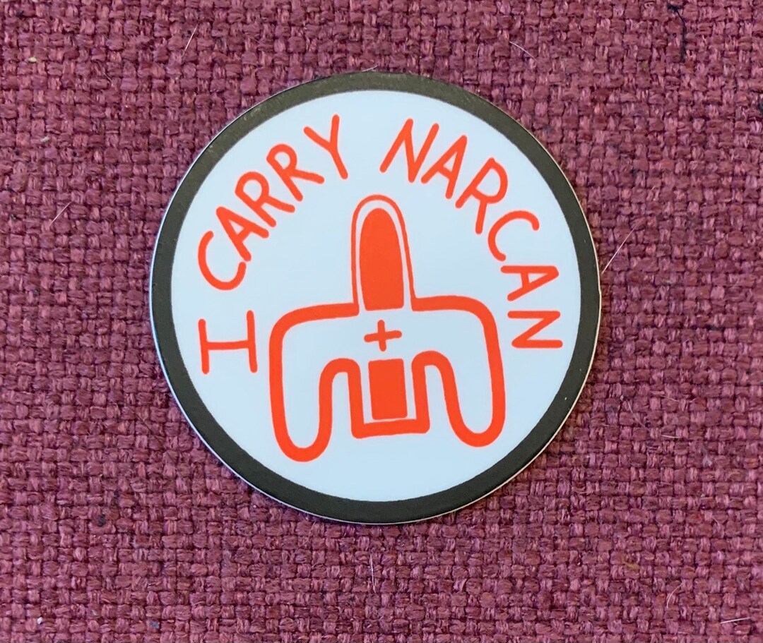 STICKER I Carry Narcan Punk Sticker Anarchy Sticker Narcan - Etsy