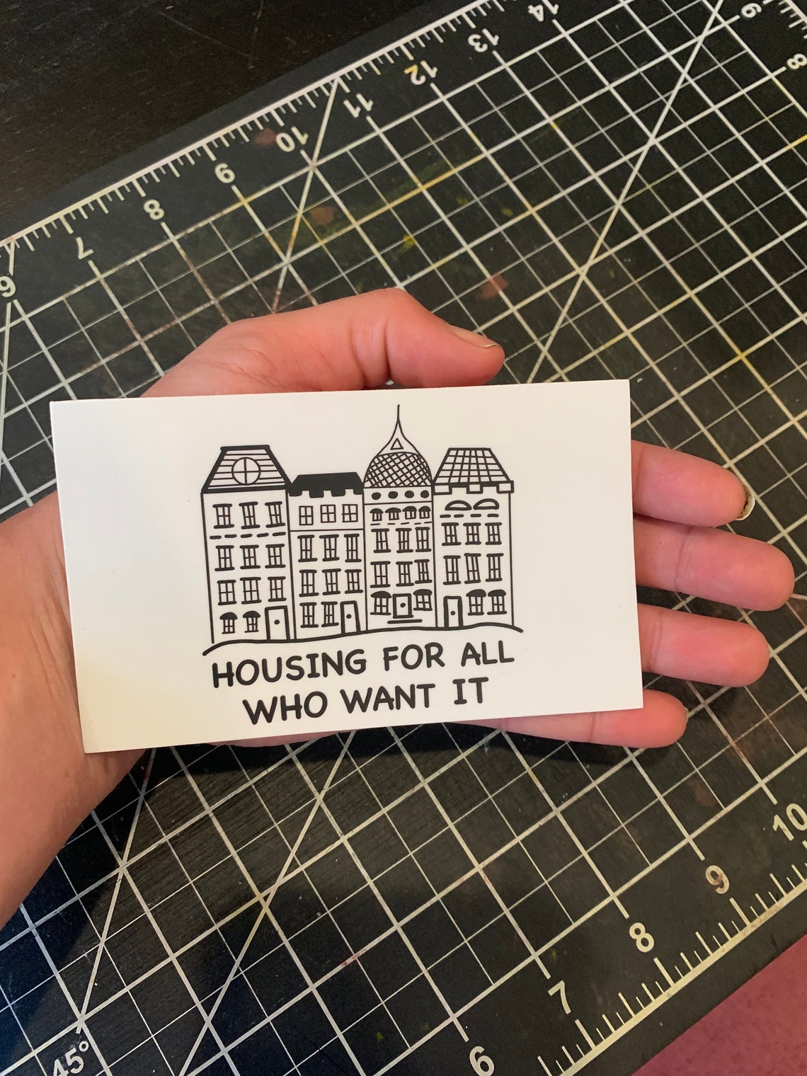 STICKER! Housing for All Who Want It! Punk Sticker! Anarchy Sticker ...