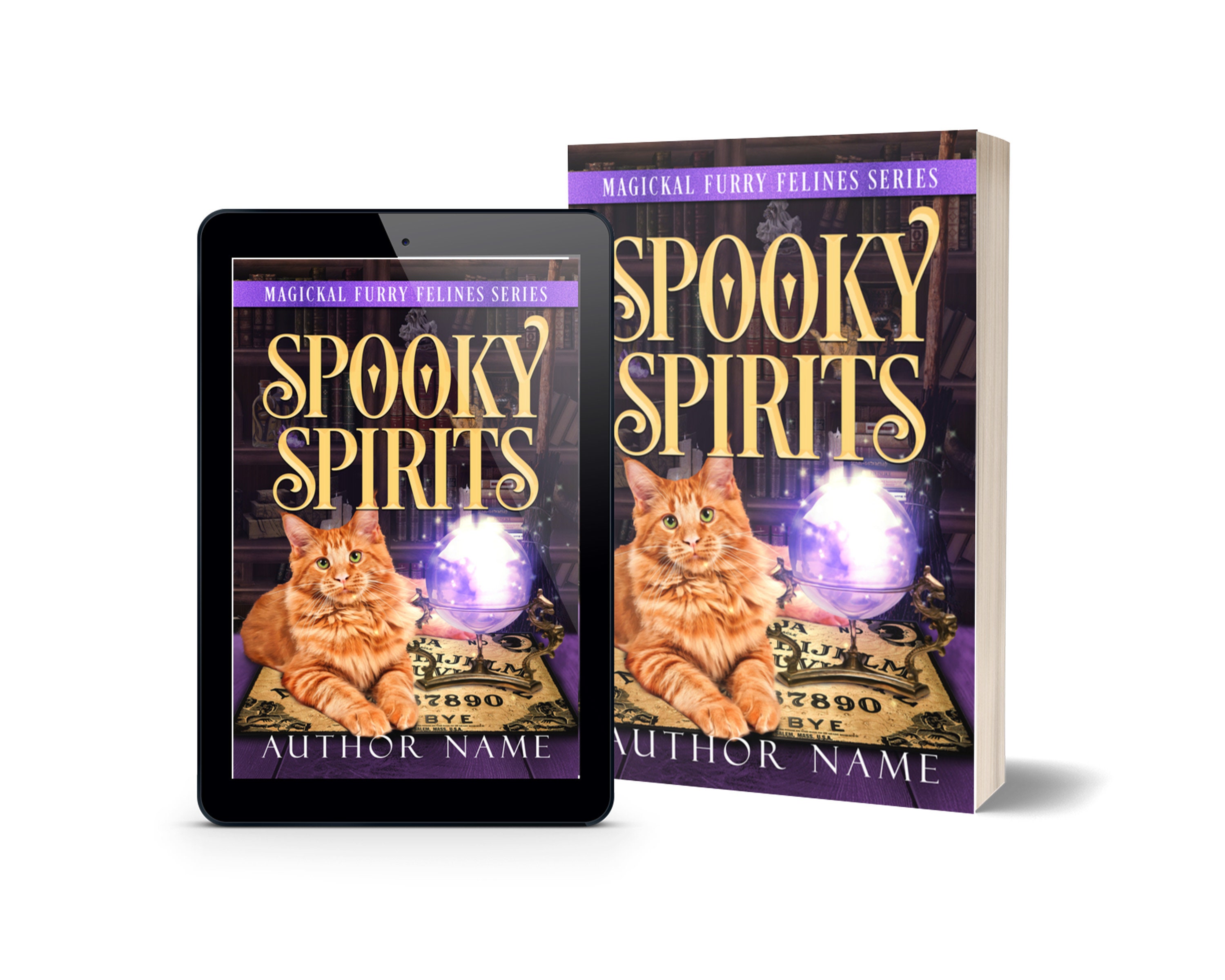 Premade Paranormal Cozy Book Cover Set, Magical Midlife Duo - Etsy