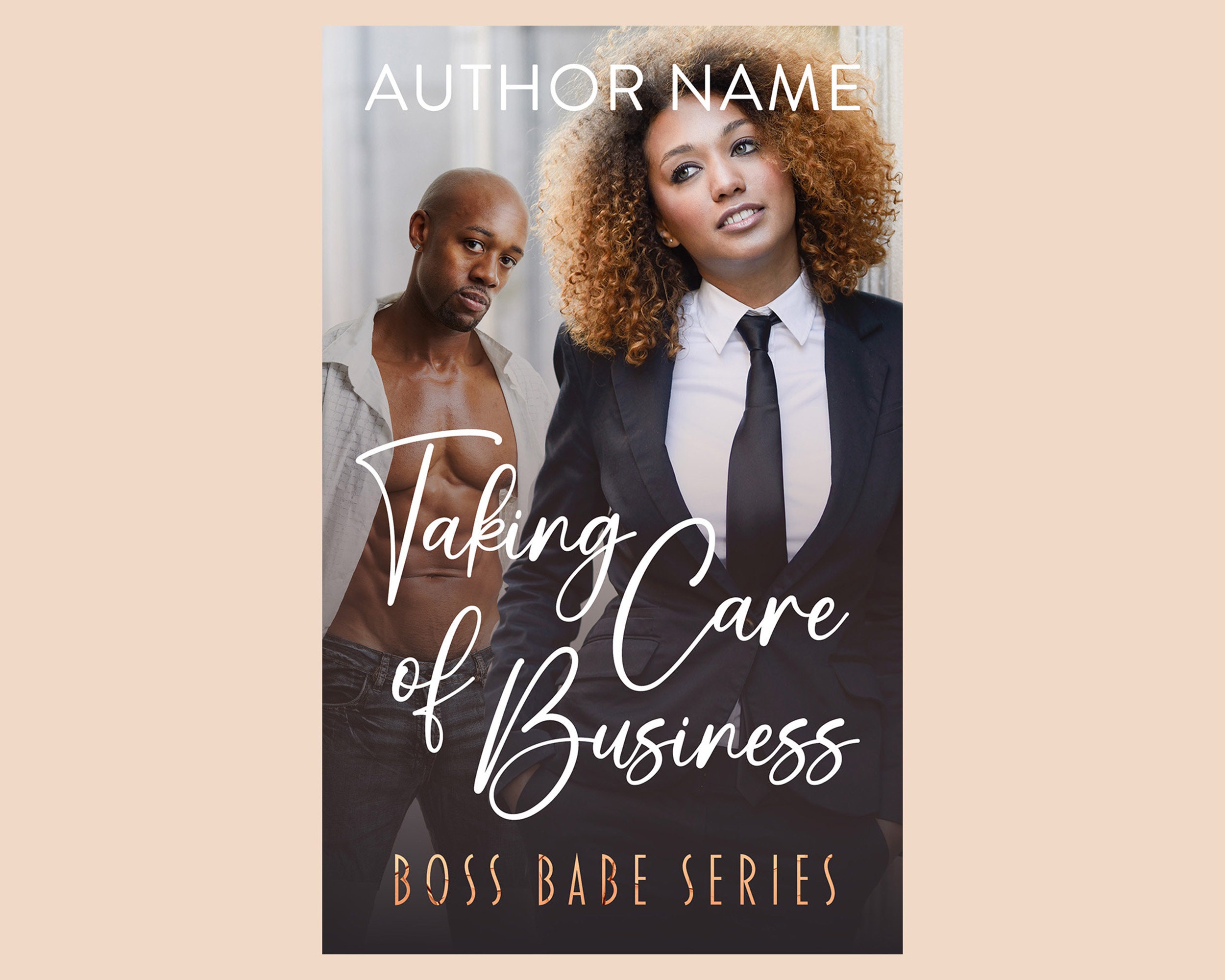 Black Contemporary Romance Premade Book Cover African - Etsy