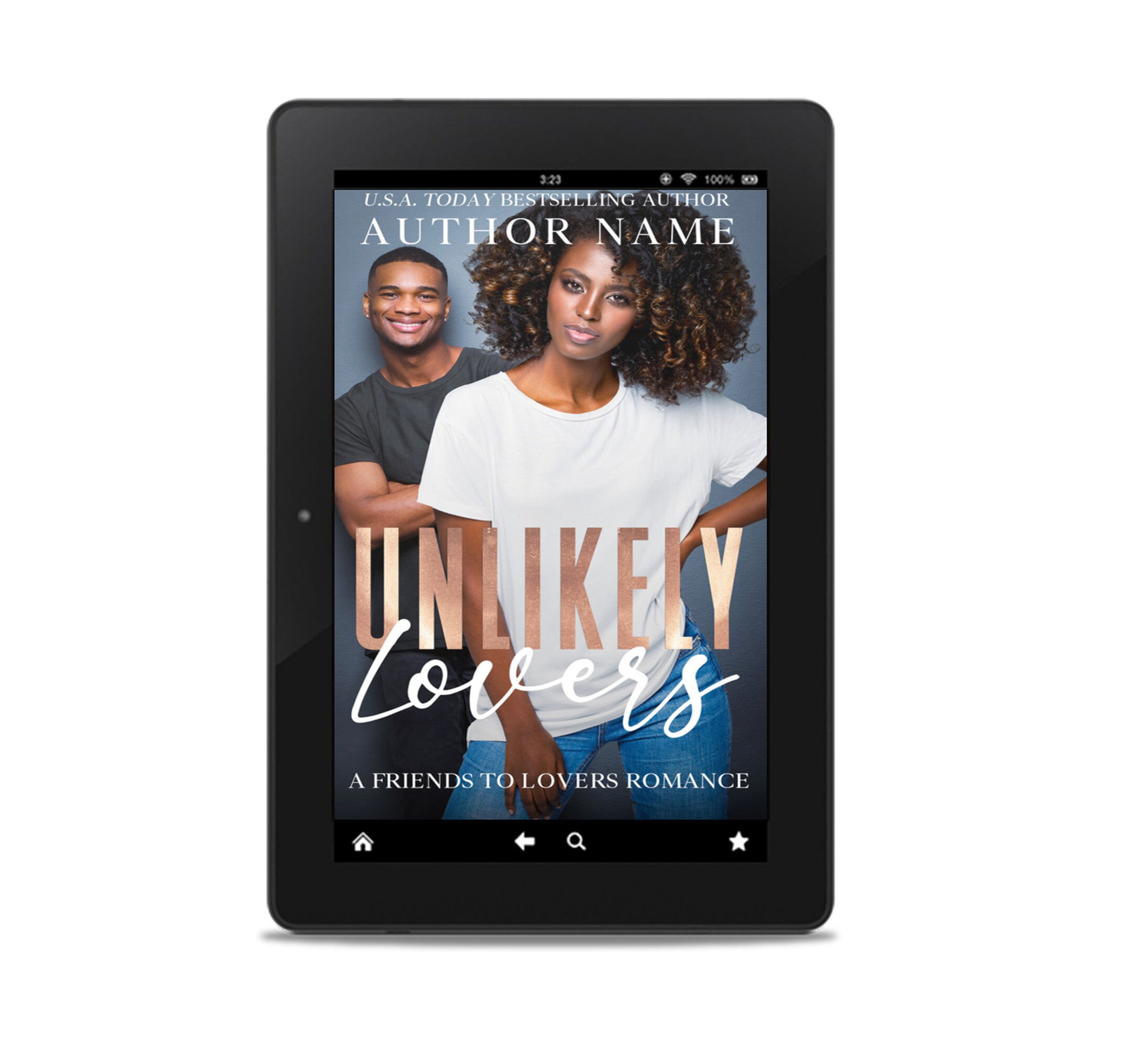 African American Romance Premade Book Cover for Your Indie Novel or ...