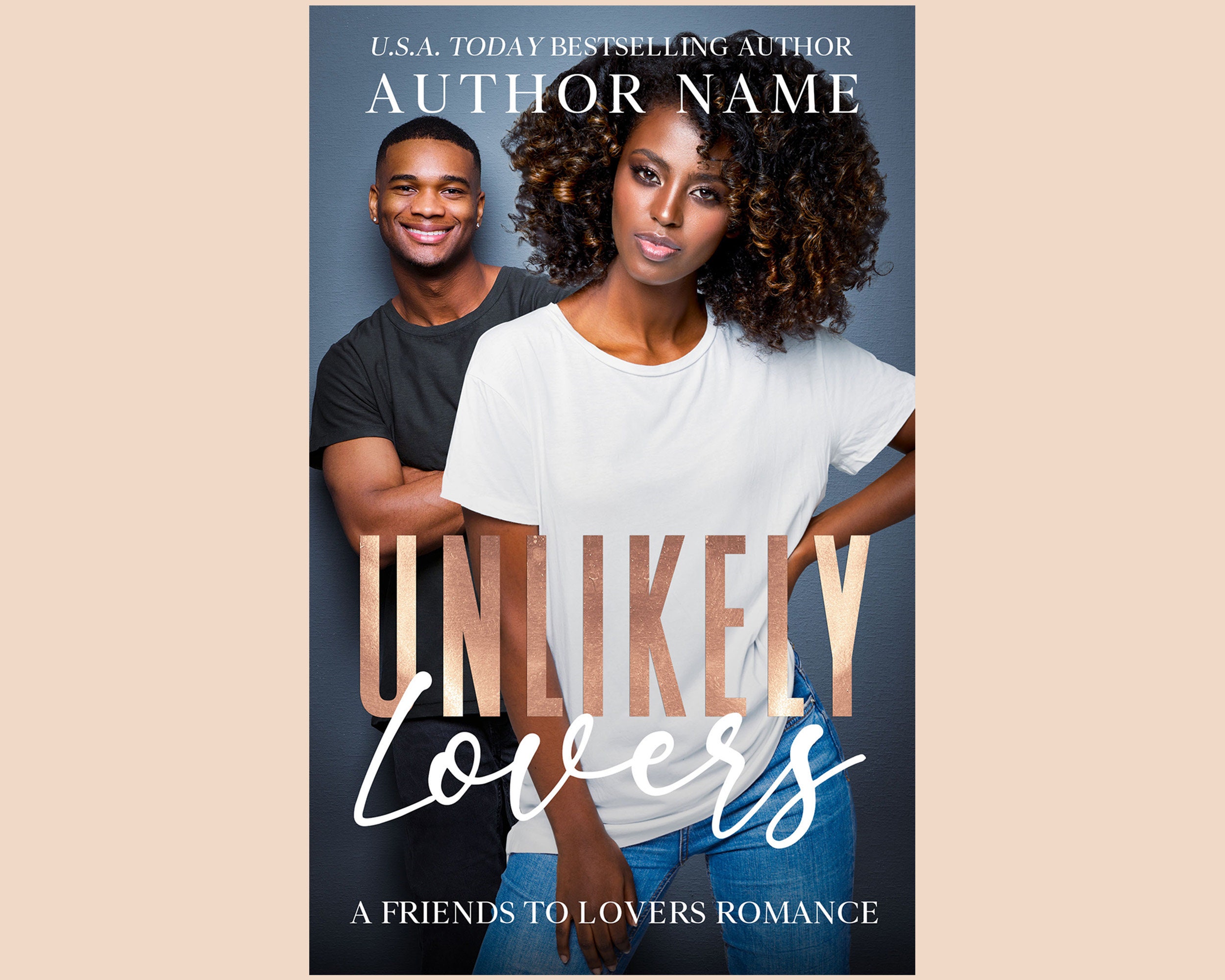 African American Romance Premade Book Cover For Your Indie Novel Or