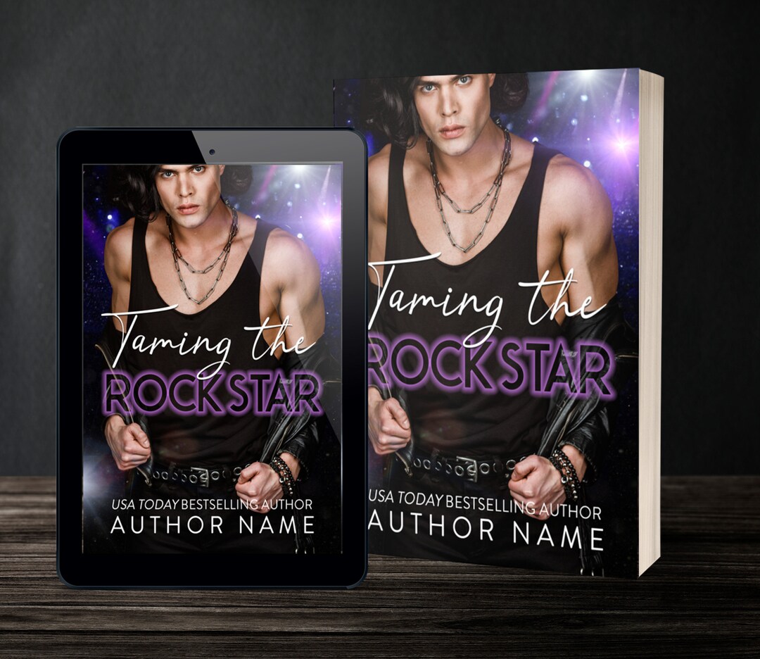 Premade Rock Star Book Cover for Self Published Authors - Etsy