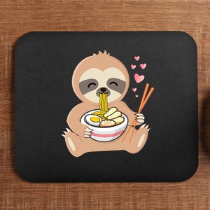 Ramen Sloth Png, Sloth Png, Sloth Eating Ramen Svg, Ramen Anime Png ...