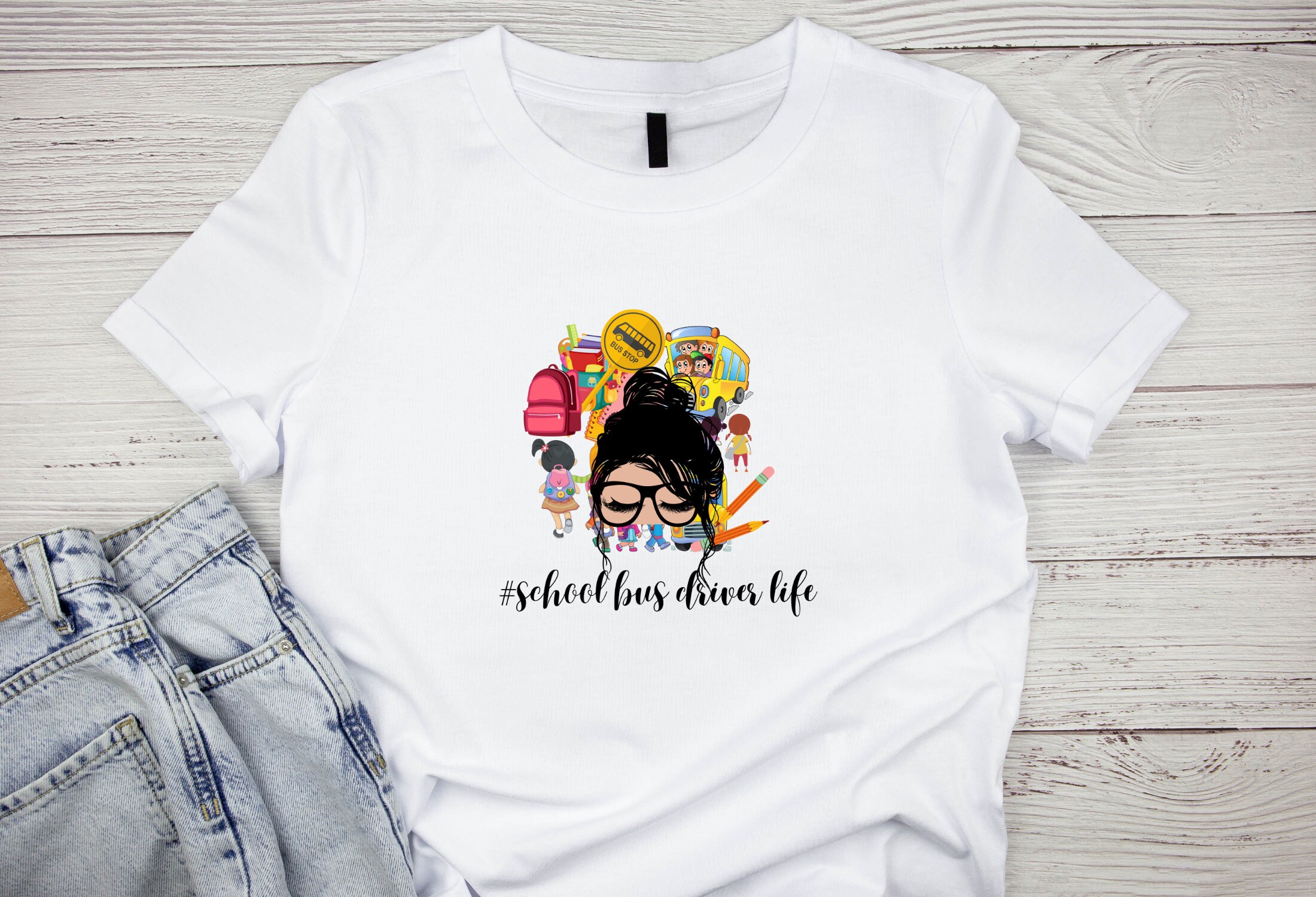 School Bus Driver's Life SVG, Back to School Bus Driver With a Design ...