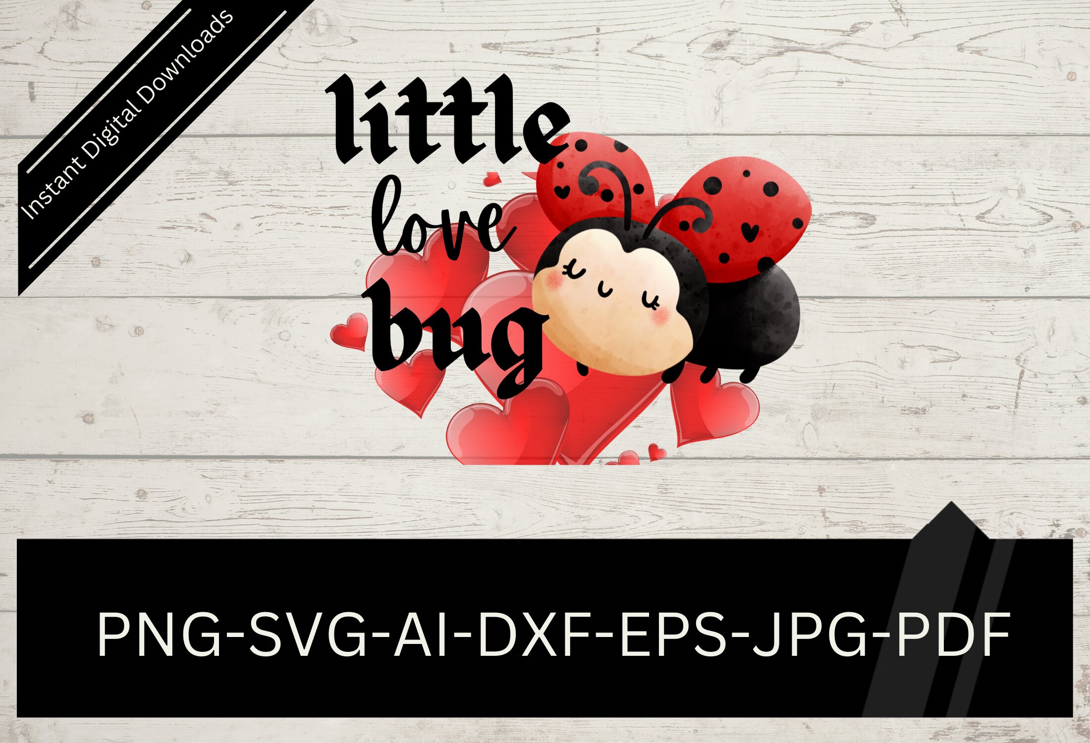 Little Love Bug Svg-adorable Ladybug Design- Digital Download - Etsy