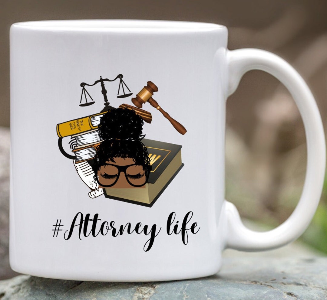 Afro Messy Bun Attorney Life Png Sublimation Design, Black Woman Png ...