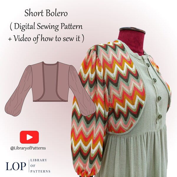 Bolero Pattern - Etsy