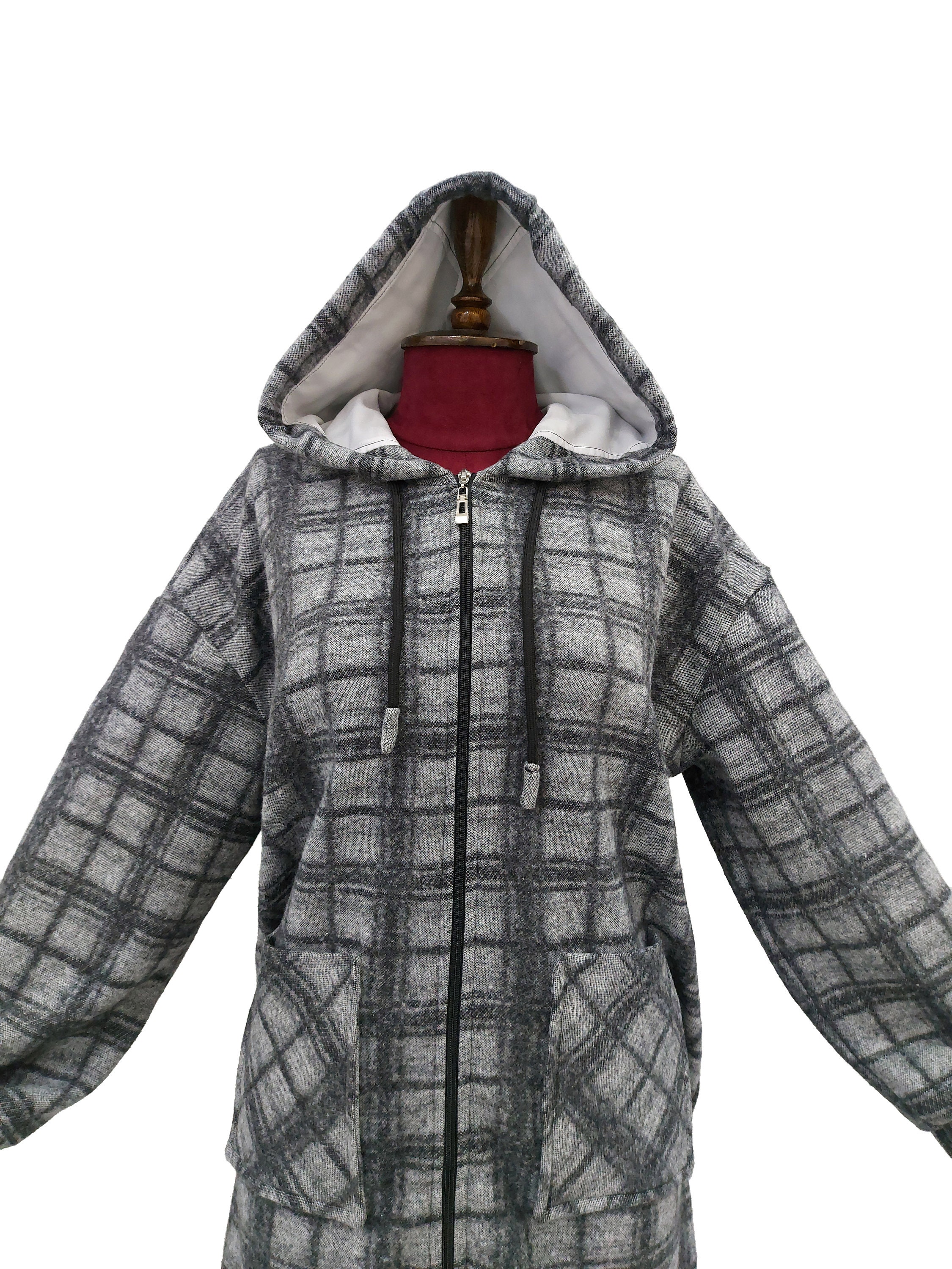 Hooded Fall Coat Sewing Pattern, Oversize Coat Pattern, With Video ...