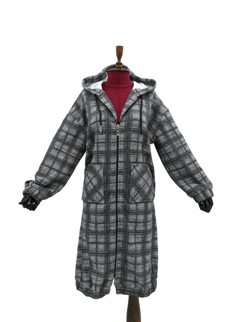 Hooded Fall Coat Sewing Pattern, Oversize Coat Pattern, With Video ...