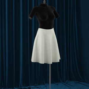 Half Circle Skirt Sewing Pattern With Lining, With Instructions to Sew ...