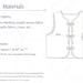 Tie Front Vest Pattern, Written Instructions to Sew It, Digital Sewing ...