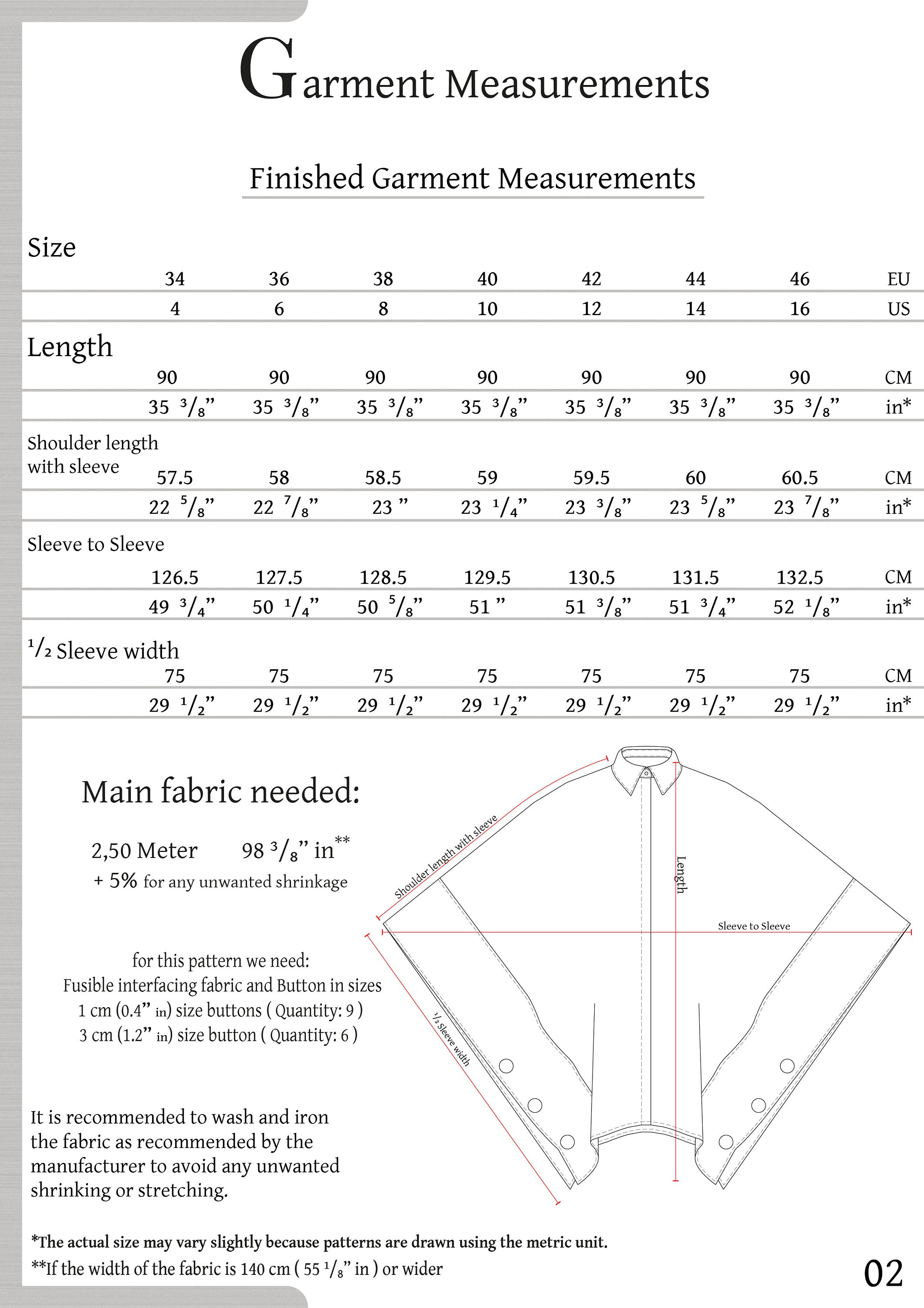 Extended Shoulder Shirt Sewing Pattern With Hidden Placket - Etsy