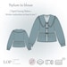 Tie Front Vest Pattern, Written Instructions to Sew It, Digital Sewing ...