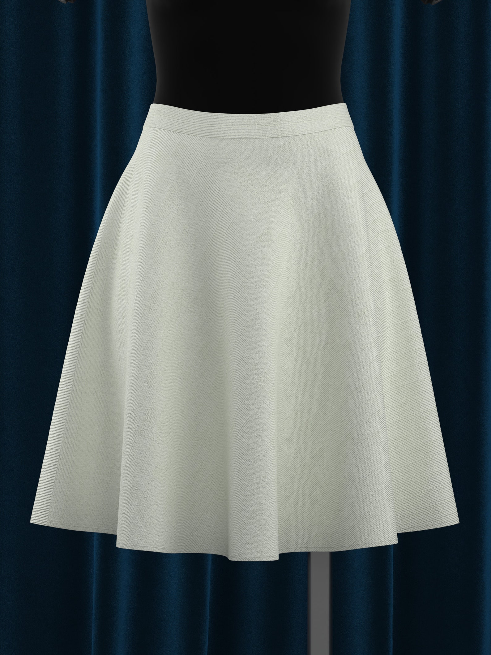 Half Circle Skirt Sewing Pattern With Lining, With Instructions to Sew ...