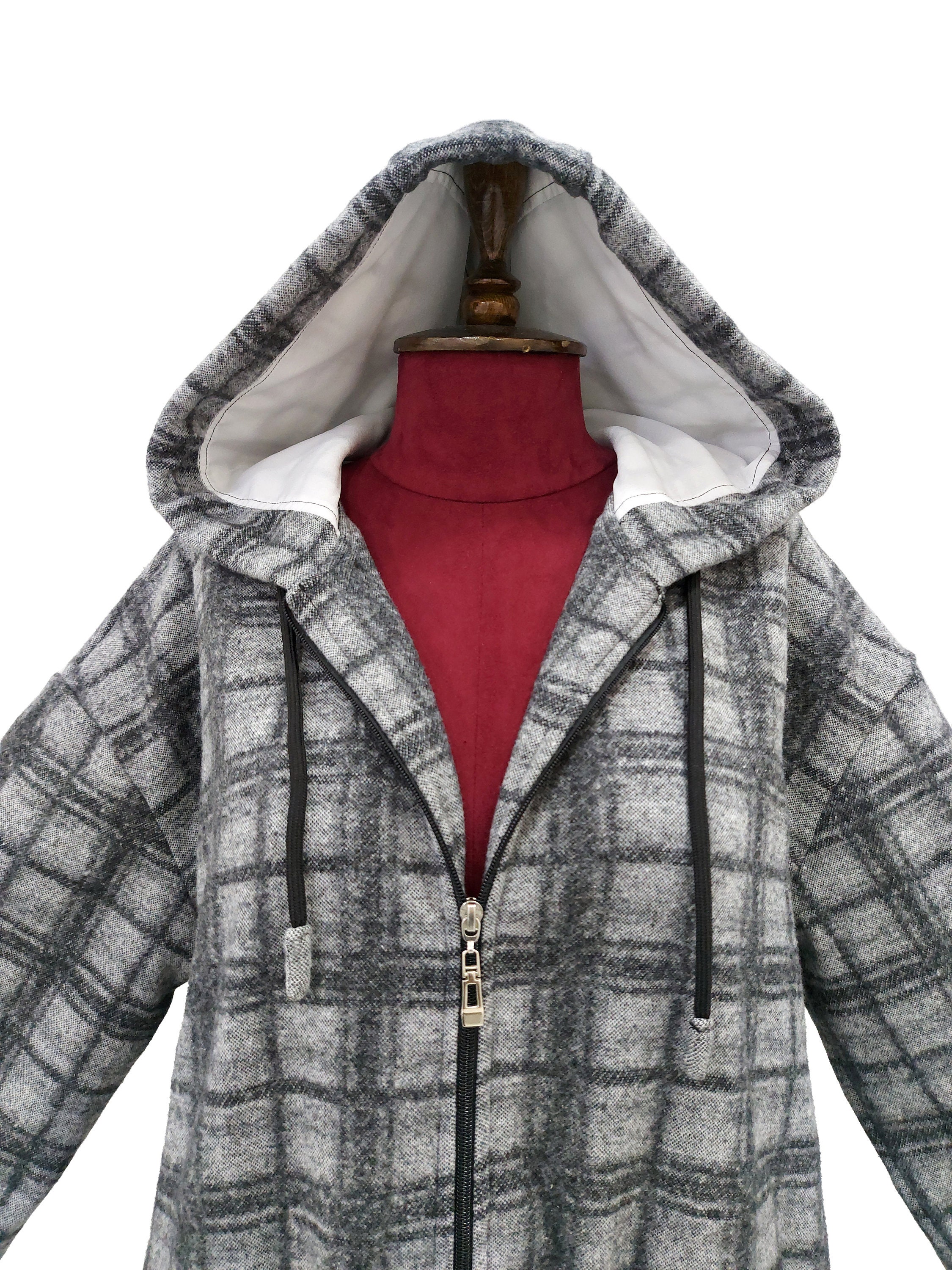 Hooded Fall Coat Sewing Pattern, Oversize Coat Pattern, With Video ...