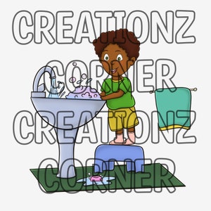 3 Set (boys)| Kids Washroom Art | Printable Digital Art | 3 Set, Kids ...