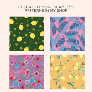 Fall Boho Floral Seamless Pattern for Commercial Use Autumn Flower ...