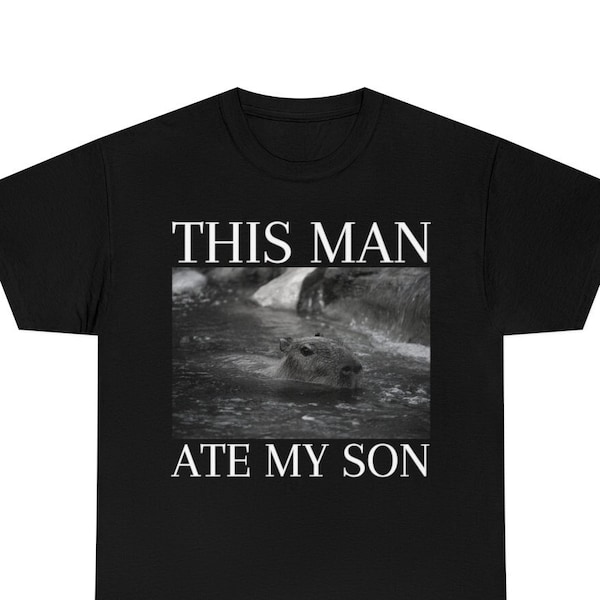 Capybara This Man Ate My Son - Etsy
