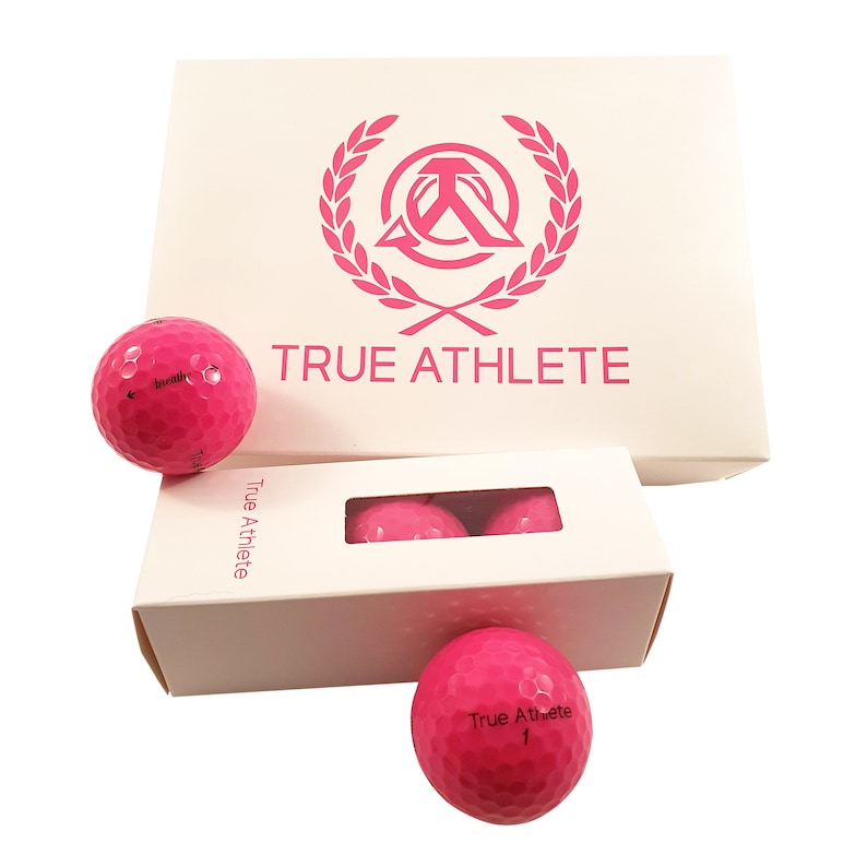 Premium, Glossy Pink Golf Balls - Etsy