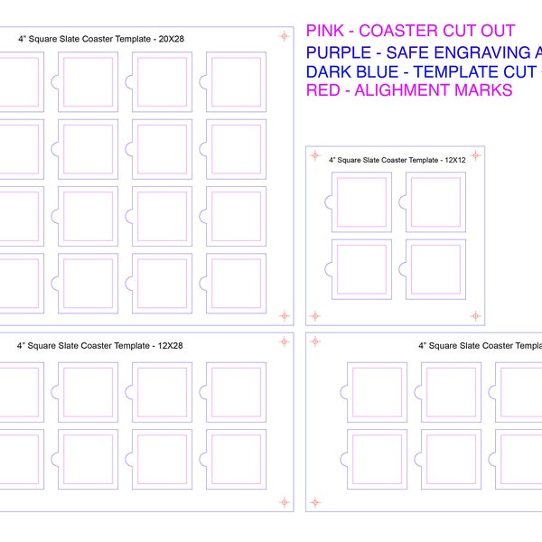 Slate Coasters - Etsy