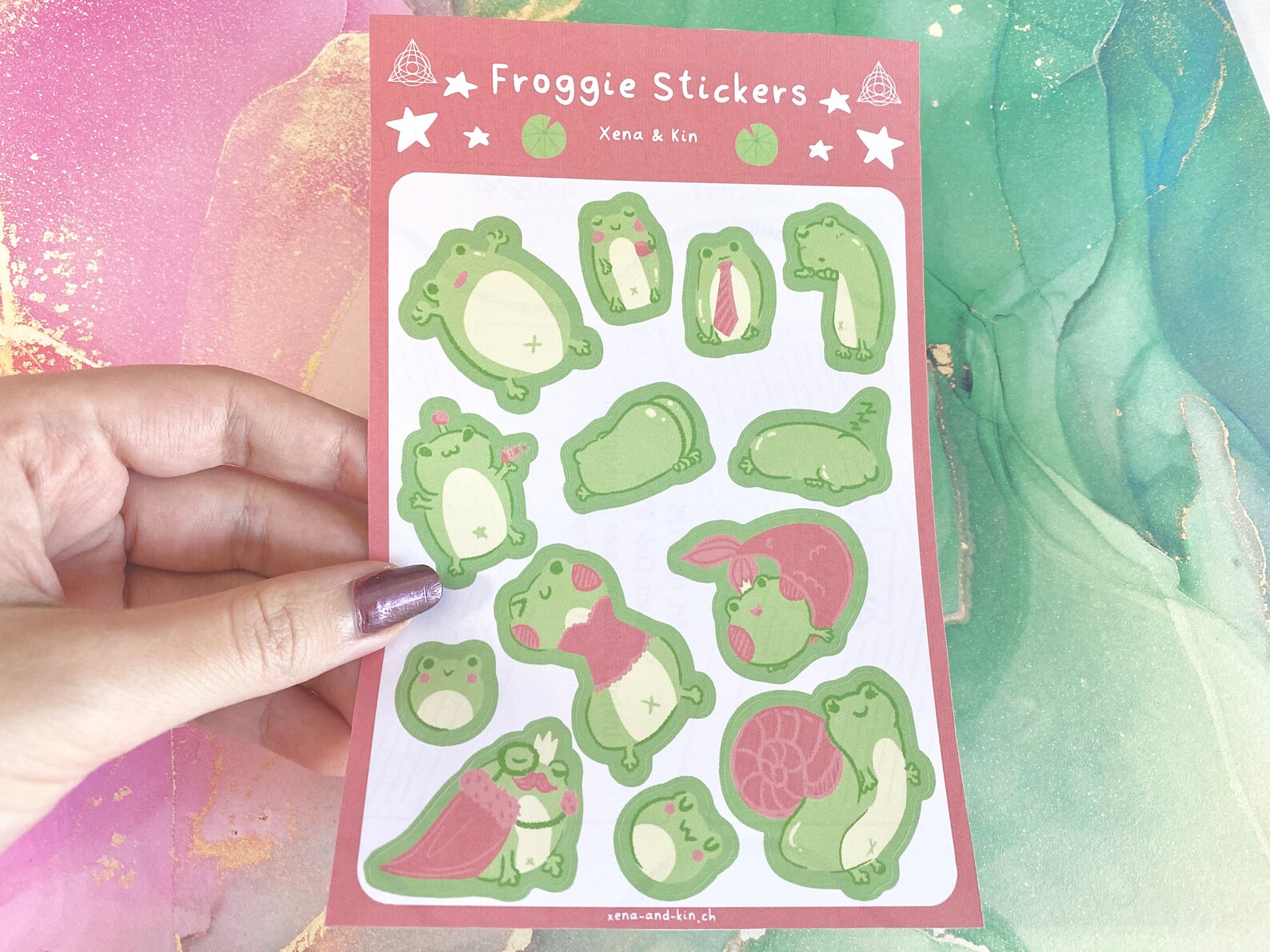 Froggie Sticker Sheet - Etsy