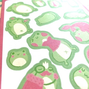 Froggie Sticker Sheet - Etsy