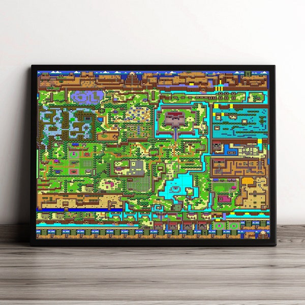 Zelda Map - Etsy