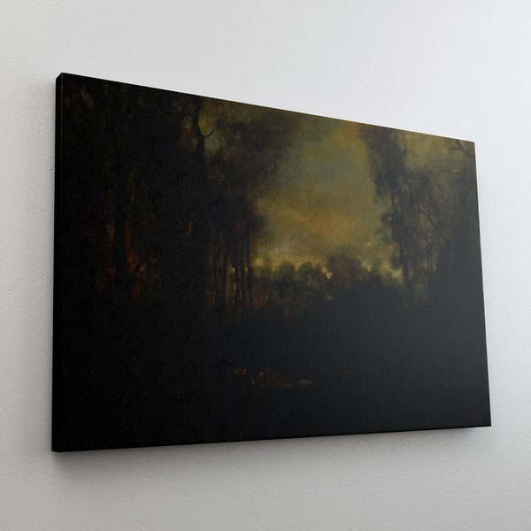 Dark Landscape - Etsy