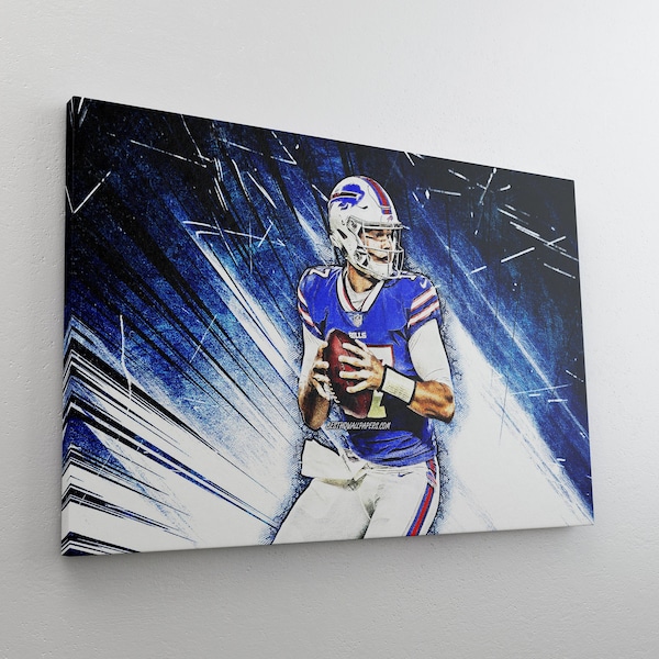 Josh Allen Coloring - Etsy