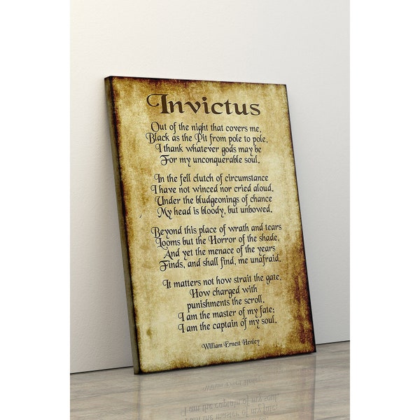 Invictus - Etsy